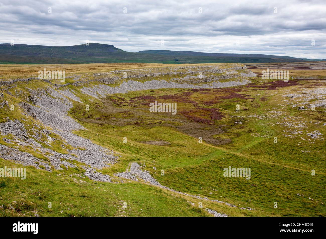 Crummackdale limestone pavement, Yorkshire Dales, UK Stock Photo - Alamy