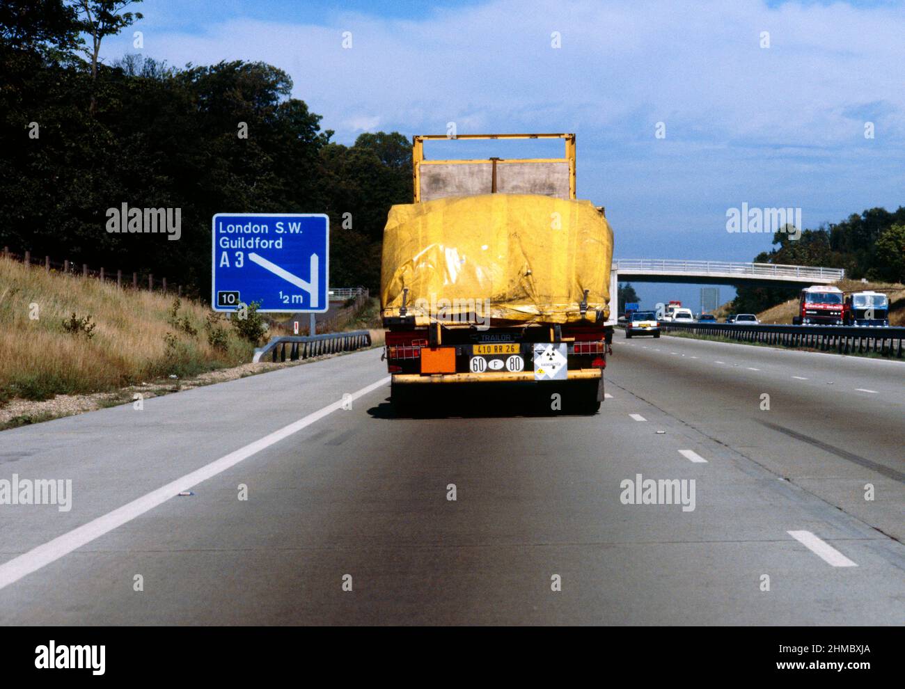 Transporting radioactive material Stock Photo - Alamy