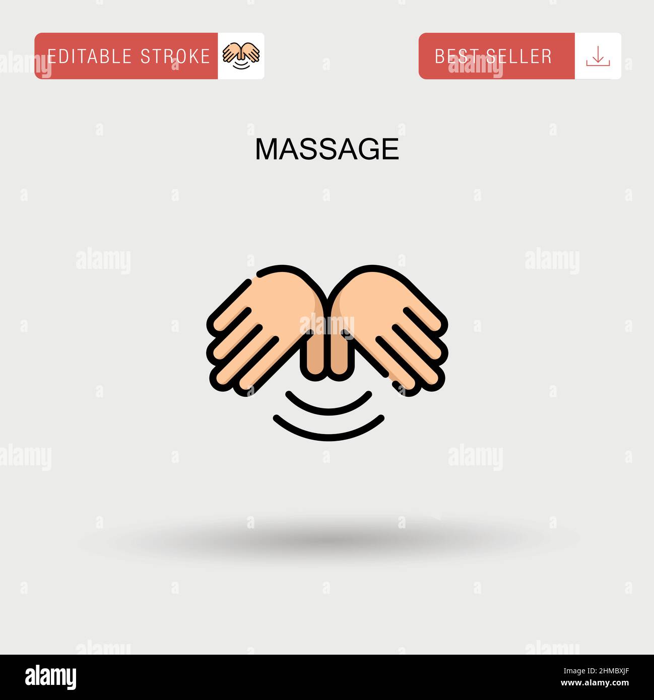 Medical head massage Stock Vector Images - Alamy