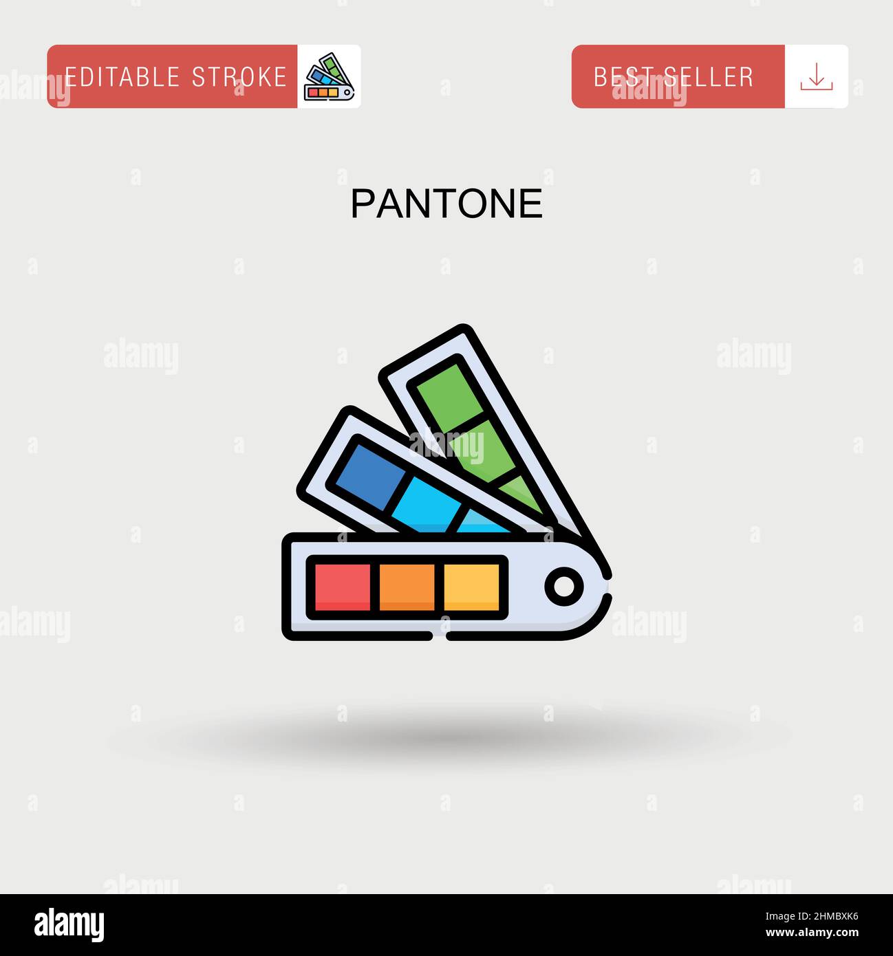 Pantone Simple vector icon Stock Vector Image & Art - Alamy