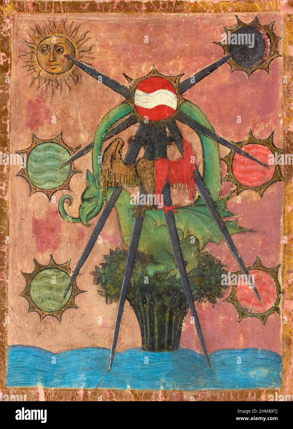 The Seven Forms of Transmutation, 15th century illustration Stock Photo ...