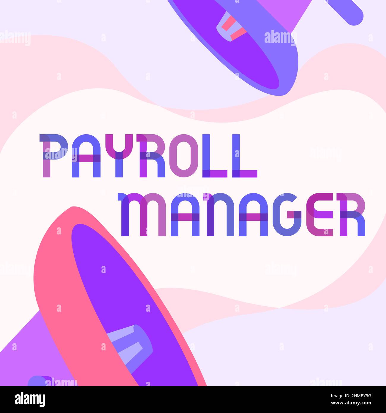 Text showing inspiration Payroll Manager. Business showcase Maintains ...