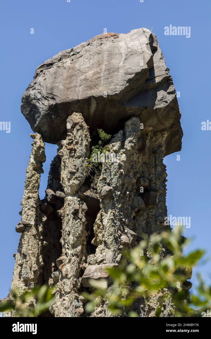 Top of a hoodoo Stock Photo - Alamy