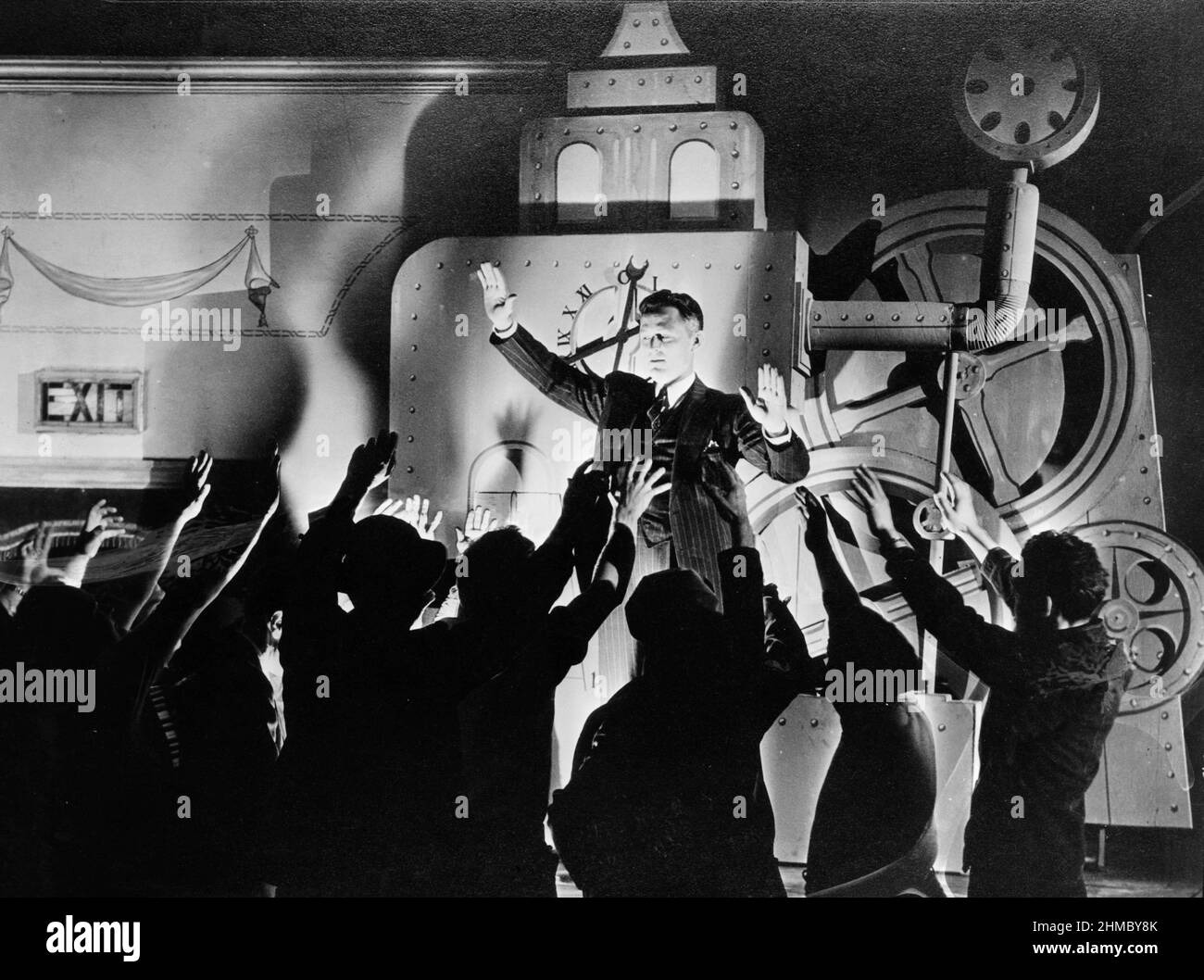 Actors performing in Federal Theatre Project play Power Stock Photo - Alamy