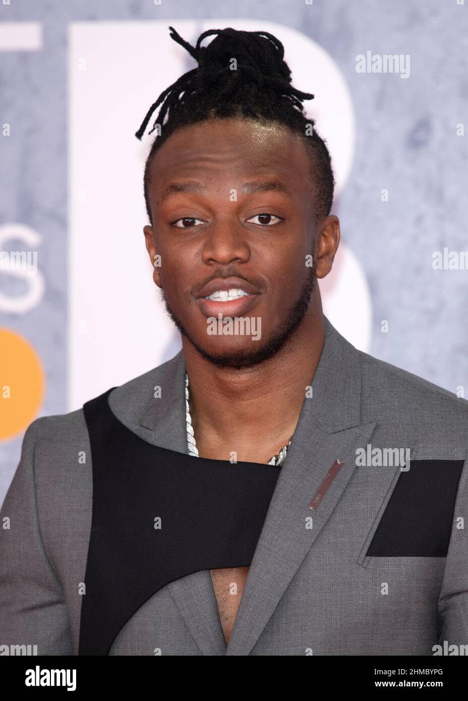 8th February, 2022. London, UK EDITORIAL USE ONLY KSI arriving at the ...