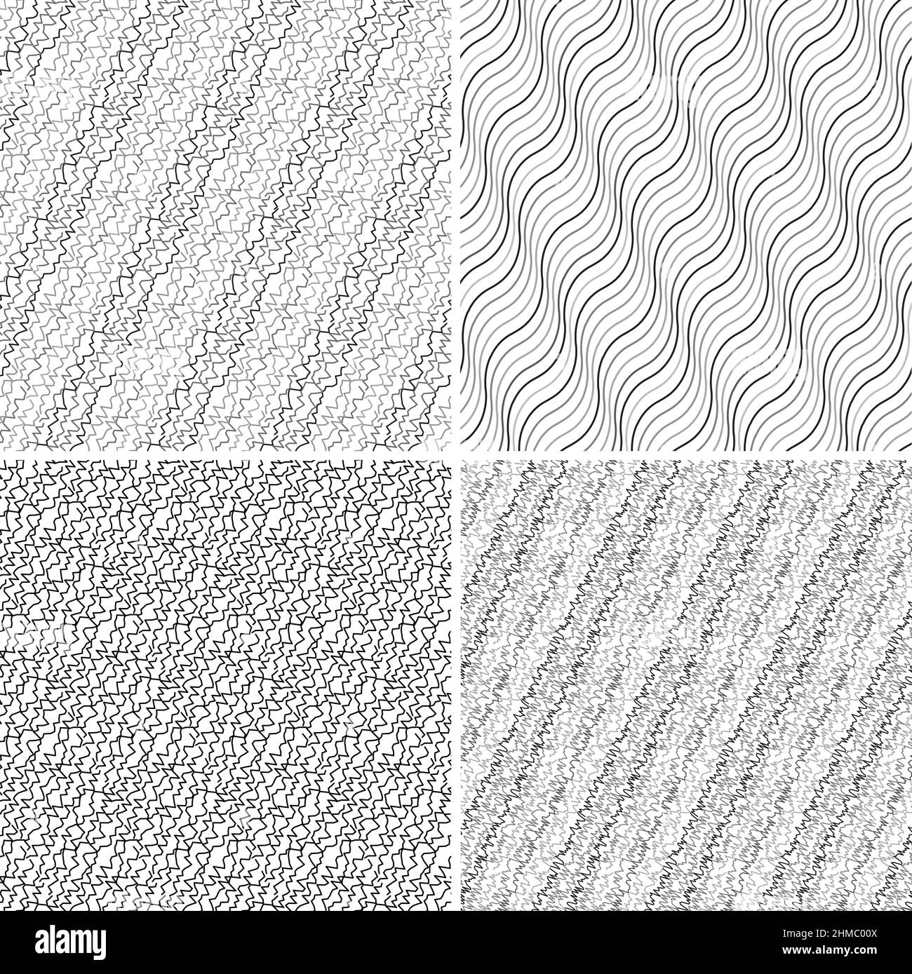 4 different vector patterns in the same package(eps). One pattern is ...