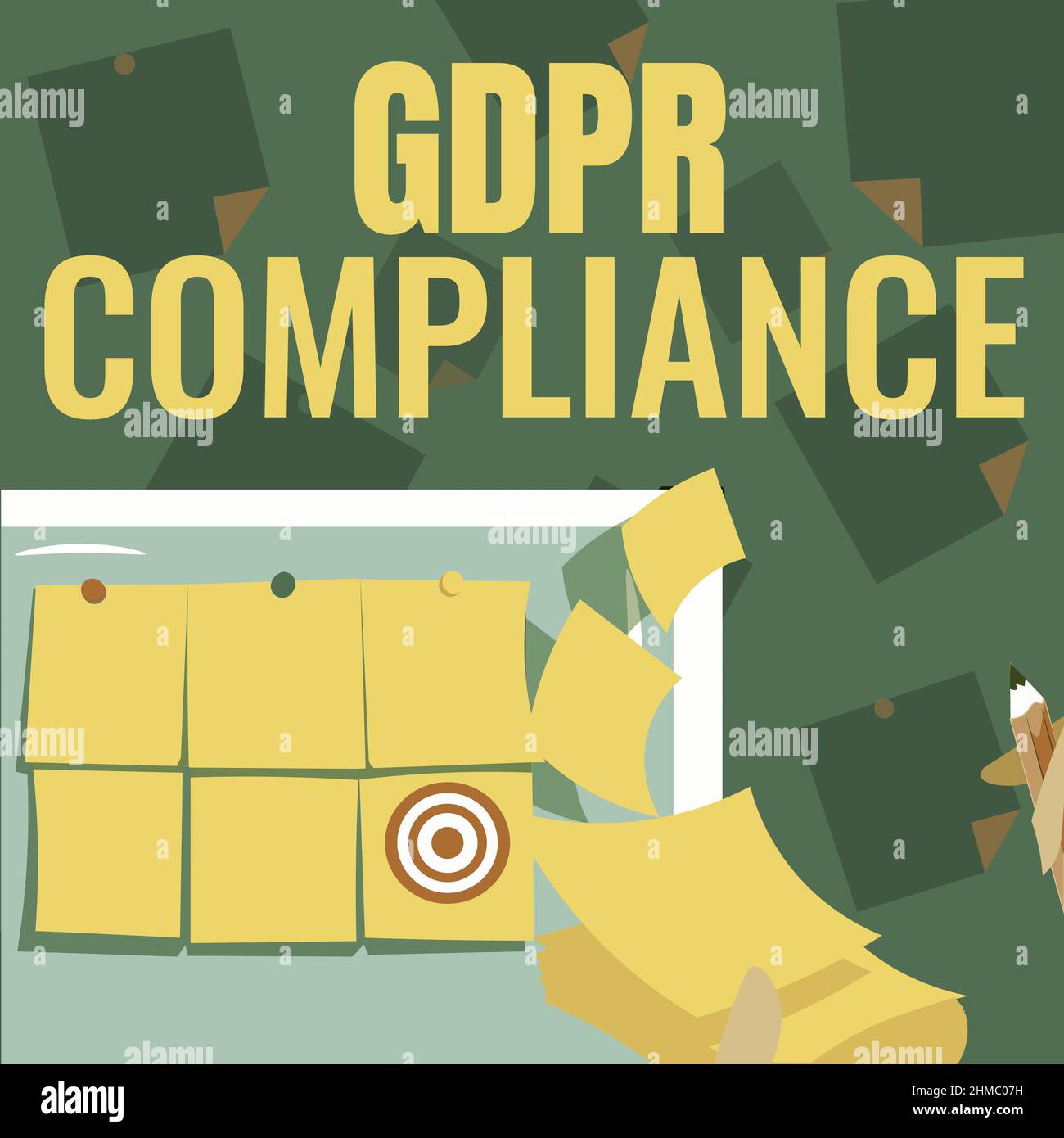 Sign displaying Gdpr Compliance. Concept meaning protection and privacy ...