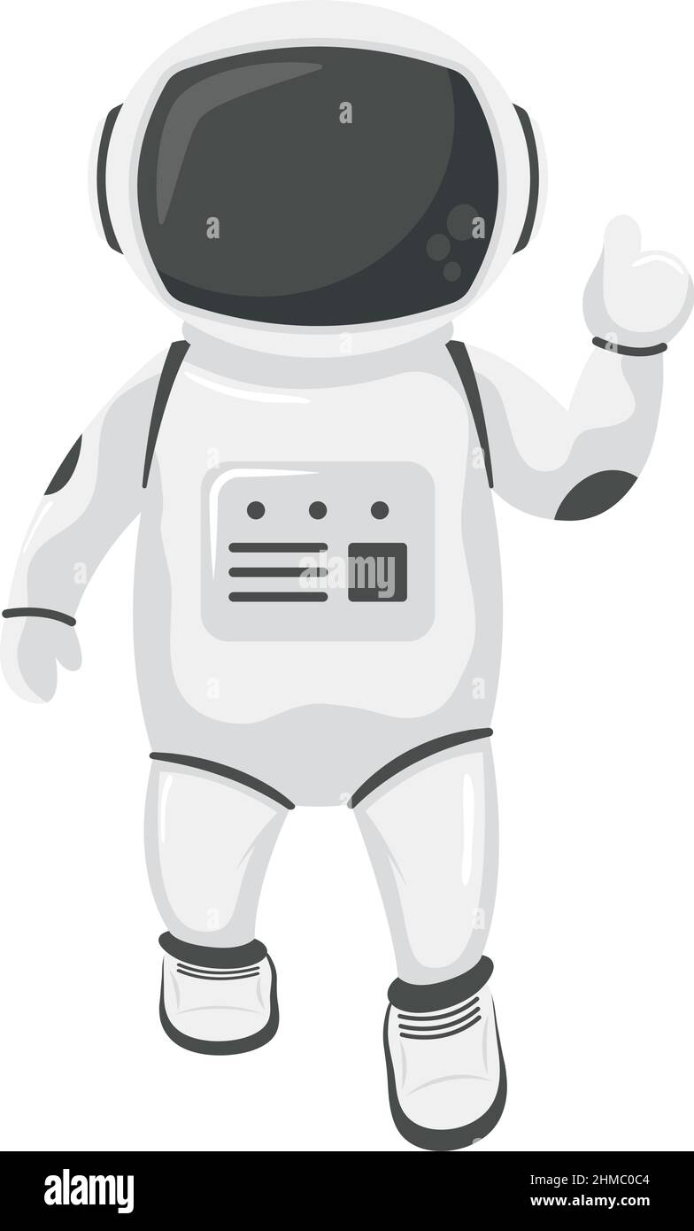space astronaut walking comic character Stock Vector Image & Art - Alamy