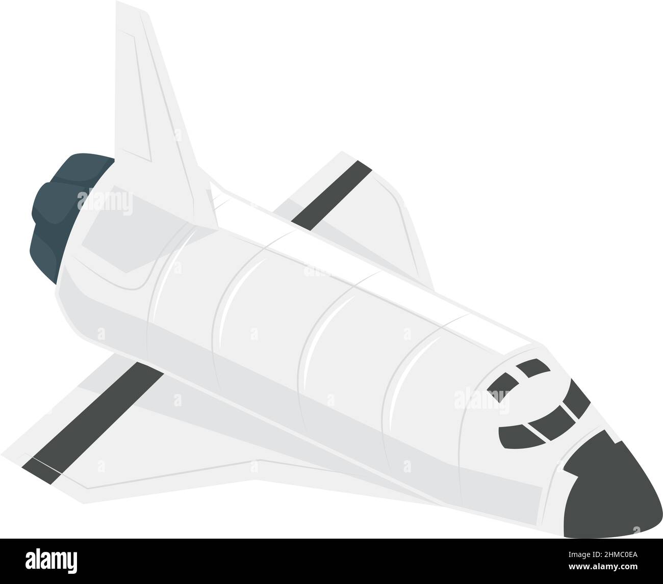 spaceship space vehicle flying icon Stock Vector Image & Art - Alamy