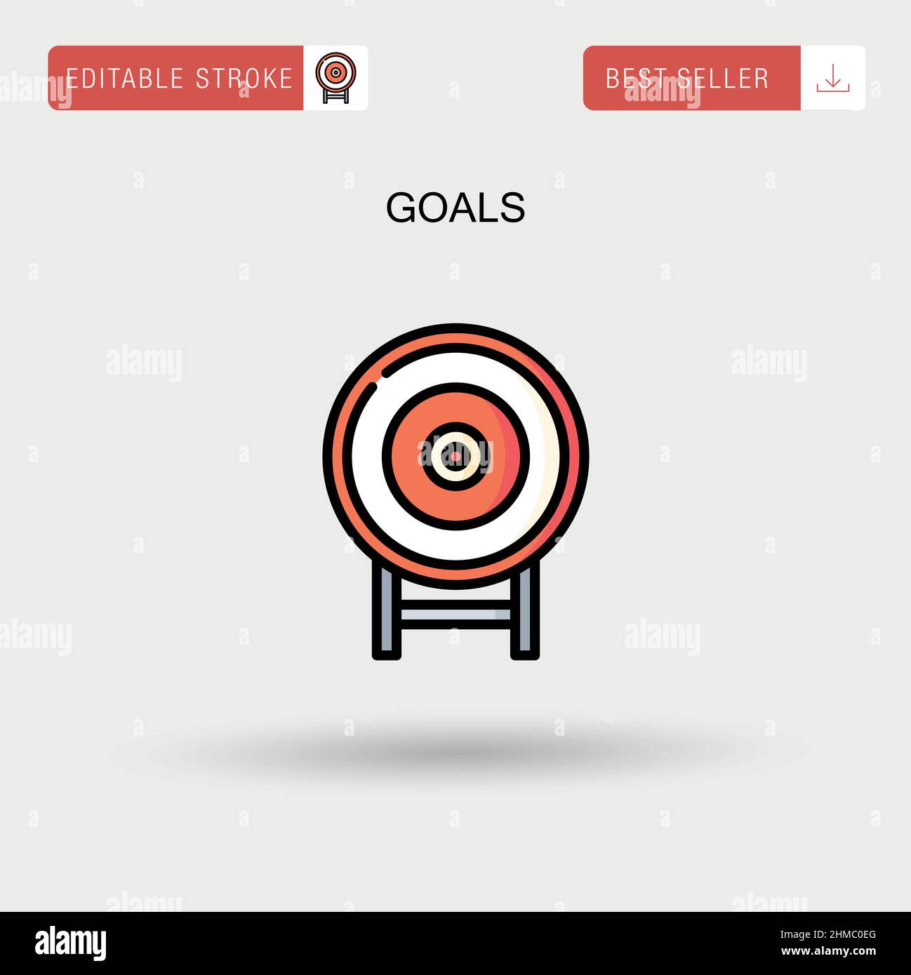 Goals Simple vector icon Stock Vector Image & Art - Alamy
