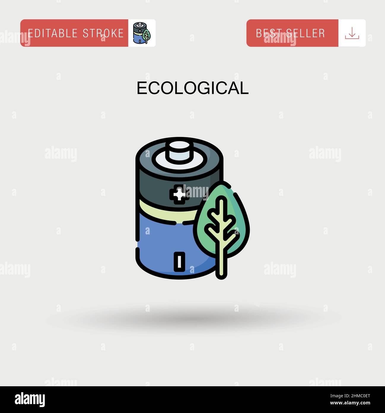 Ecological Simple vector icon Stock Vector Image & Art - Alamy