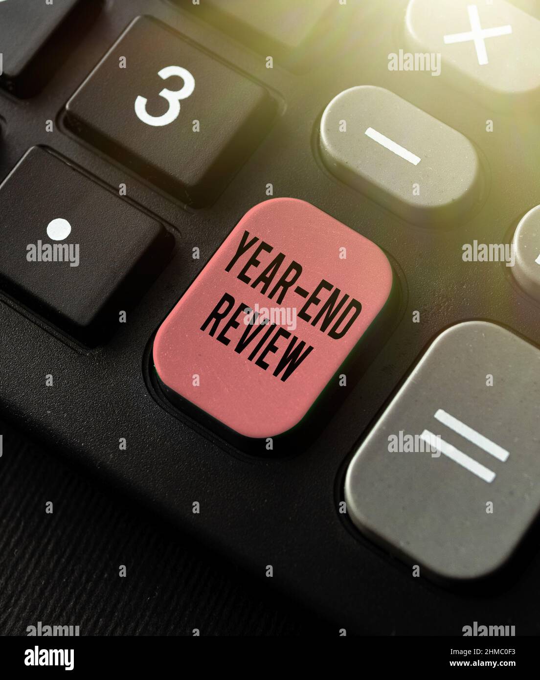 Text caption presenting Year end Review. Conceptual photo Year end ...