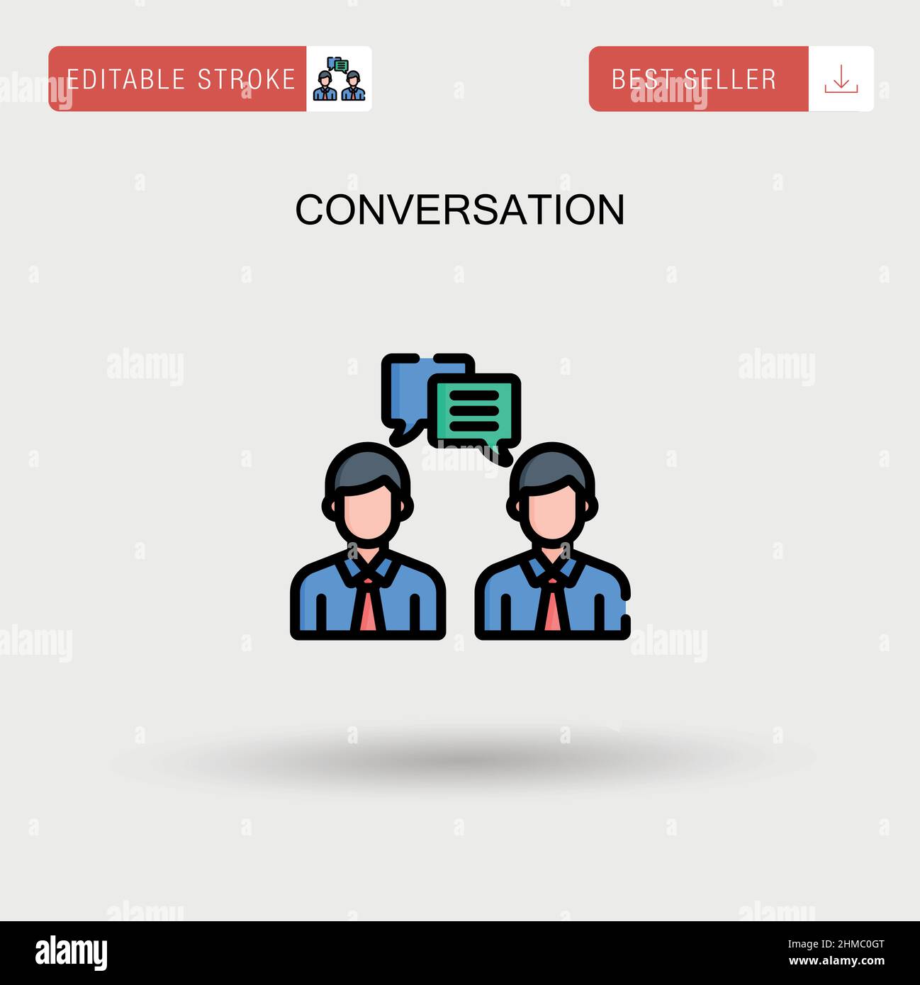 Group conversation Stock Vector Images - Alamy