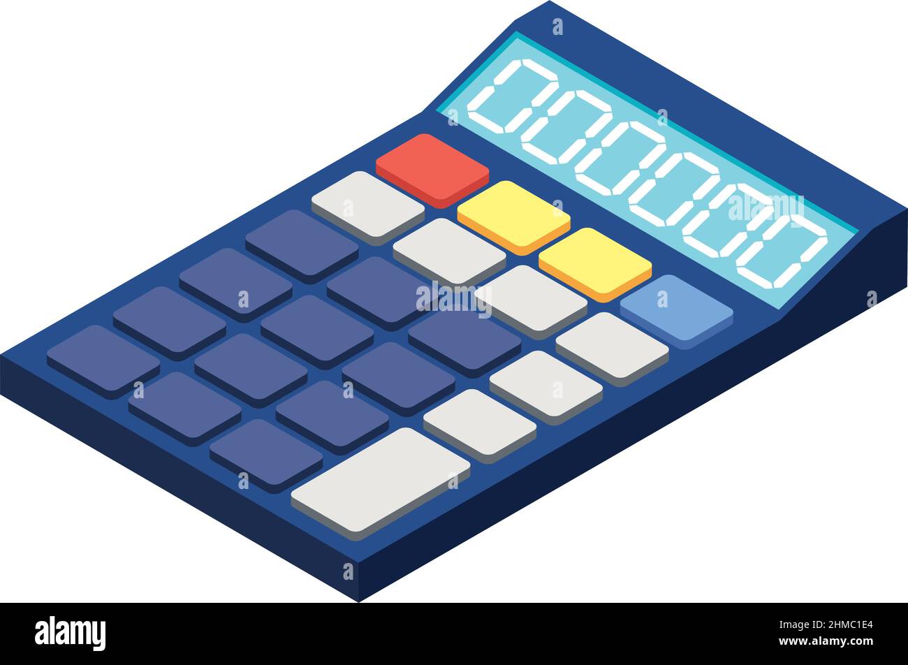 calculator math device gadget icon Stock Vector Image & Art - Alamy