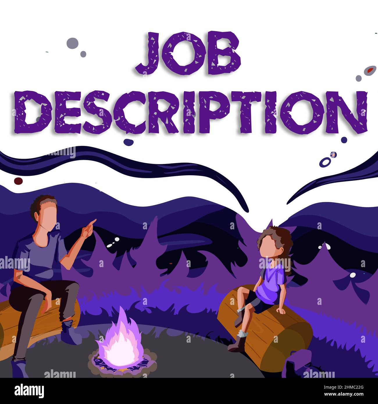 Sign displaying Job Description. Business overview A document that ...