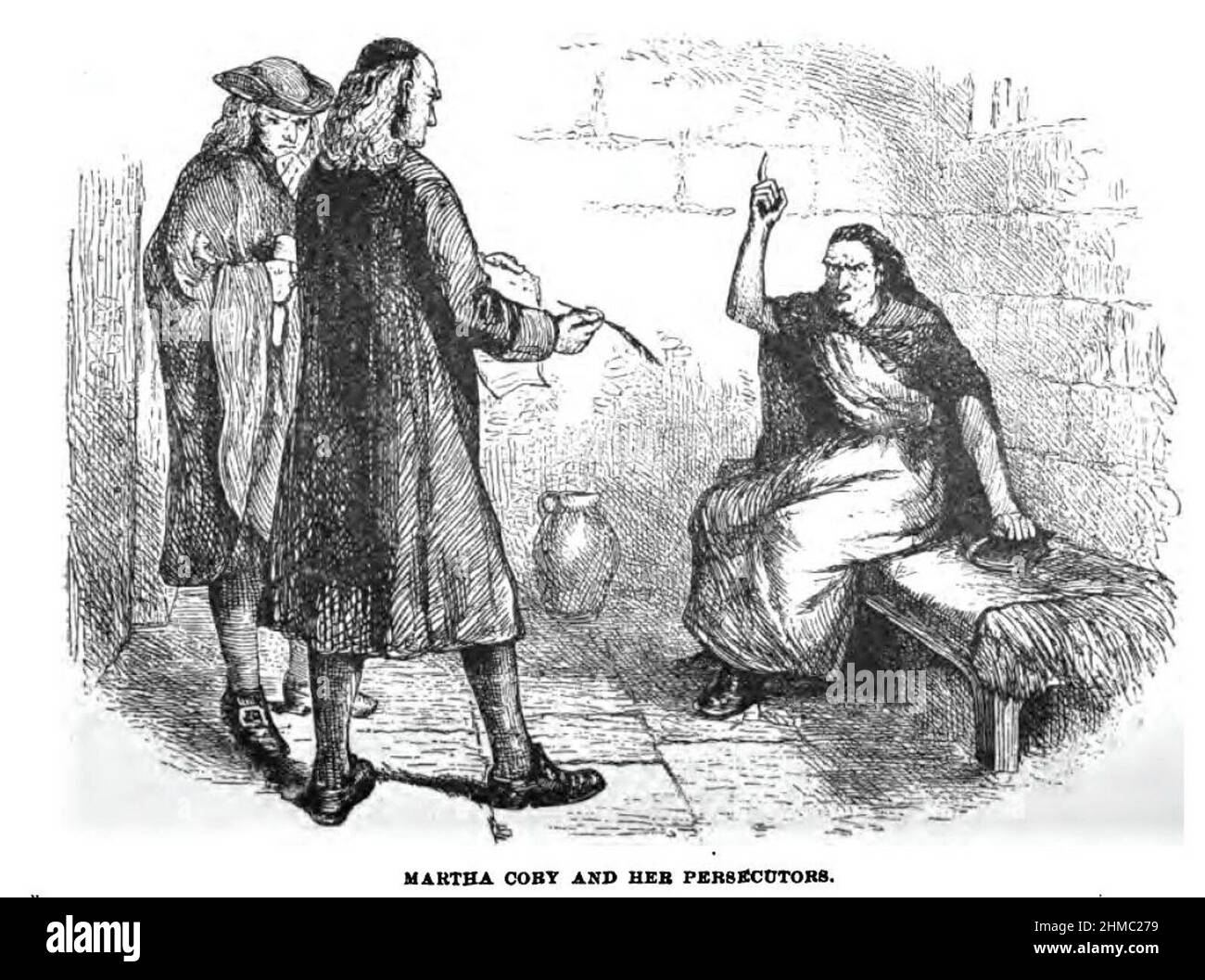 Drawing of Martha Corey Stock Photo - Alamy