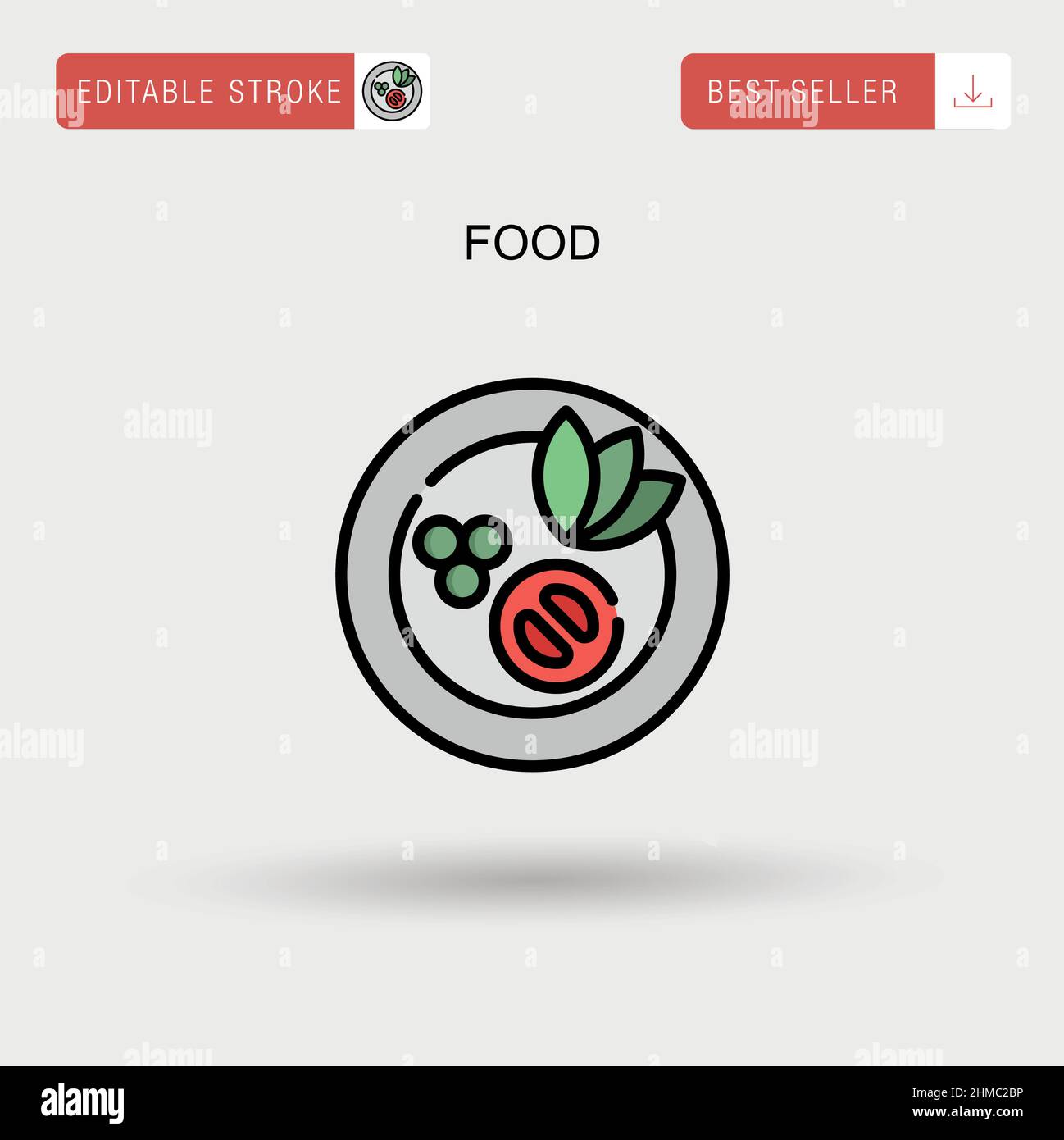 Set dinner table with healthy food Stock Vector Images - Alamy