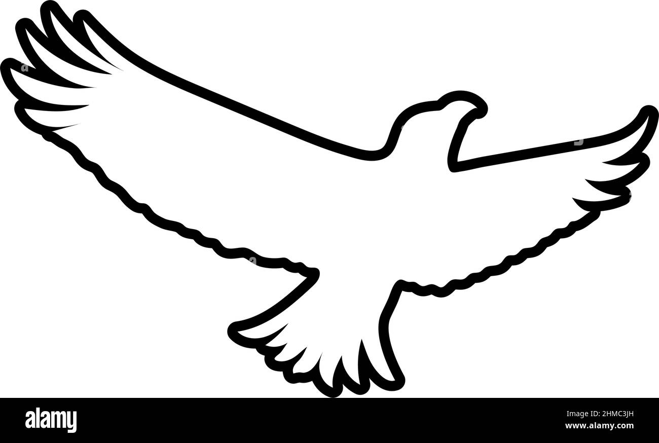 Flying Eagle Outline