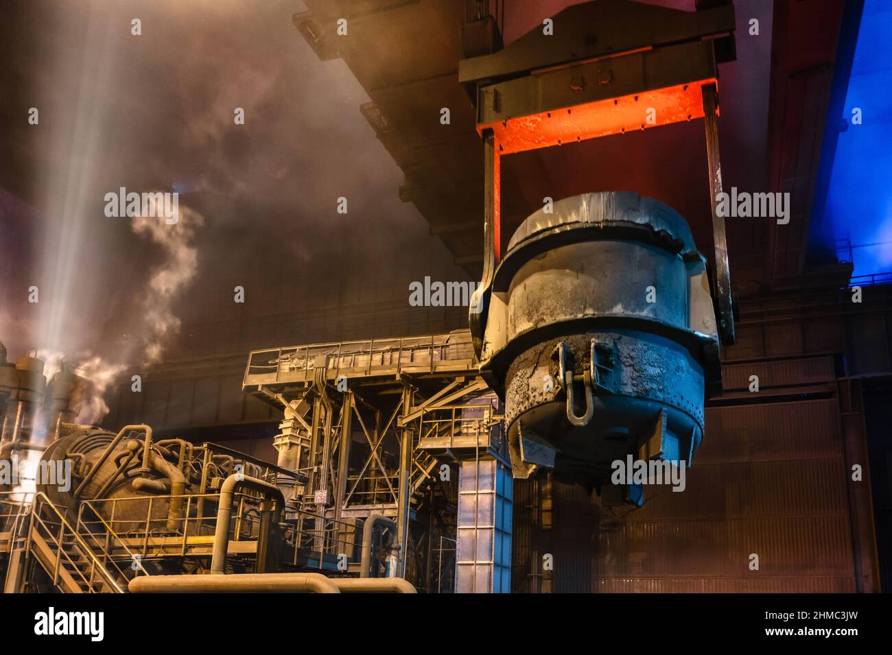 Ladle metallurgy furnace hi-res stock photography and images - Alamy