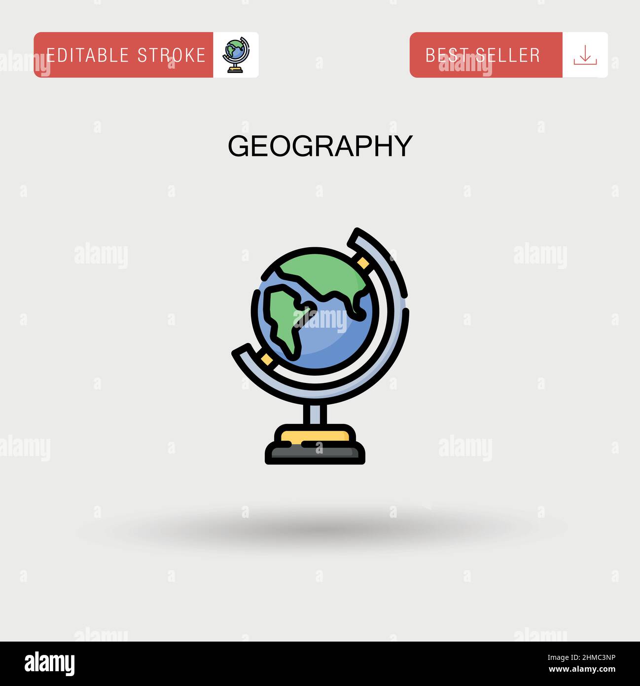 Old world icon vector Stock Vector Images - Alamy