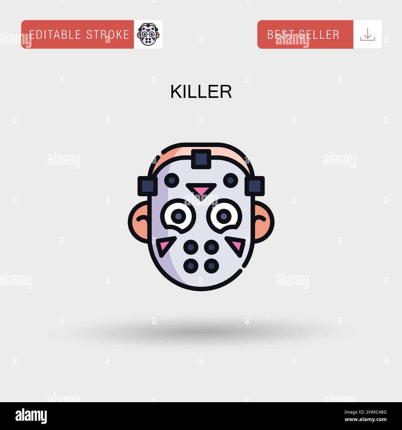 Killer Simple vector icon Stock Vector Image & Art - Alamy