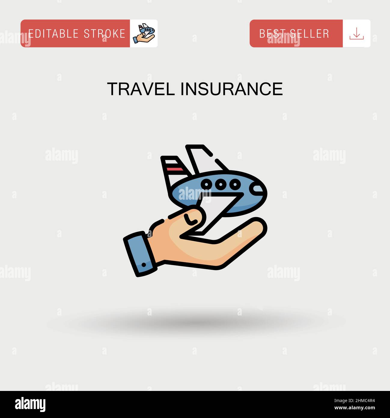 Luggage assurance Stock Vector Images - Alamy