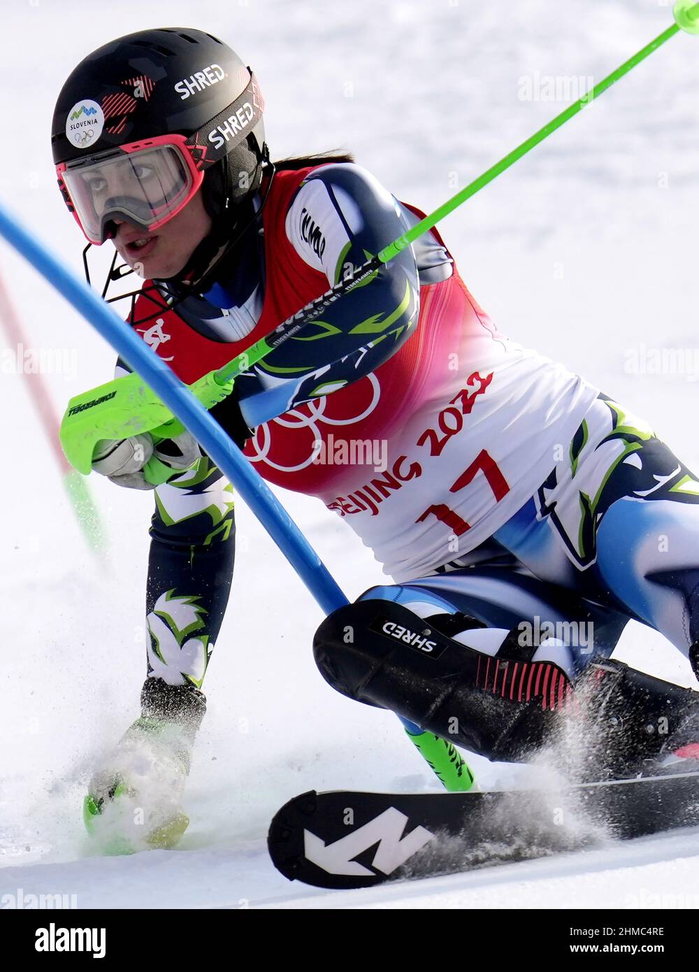 Beijing, China. 08th Feb, 2022. Andreja Slokar of Slovinia skis to the ...