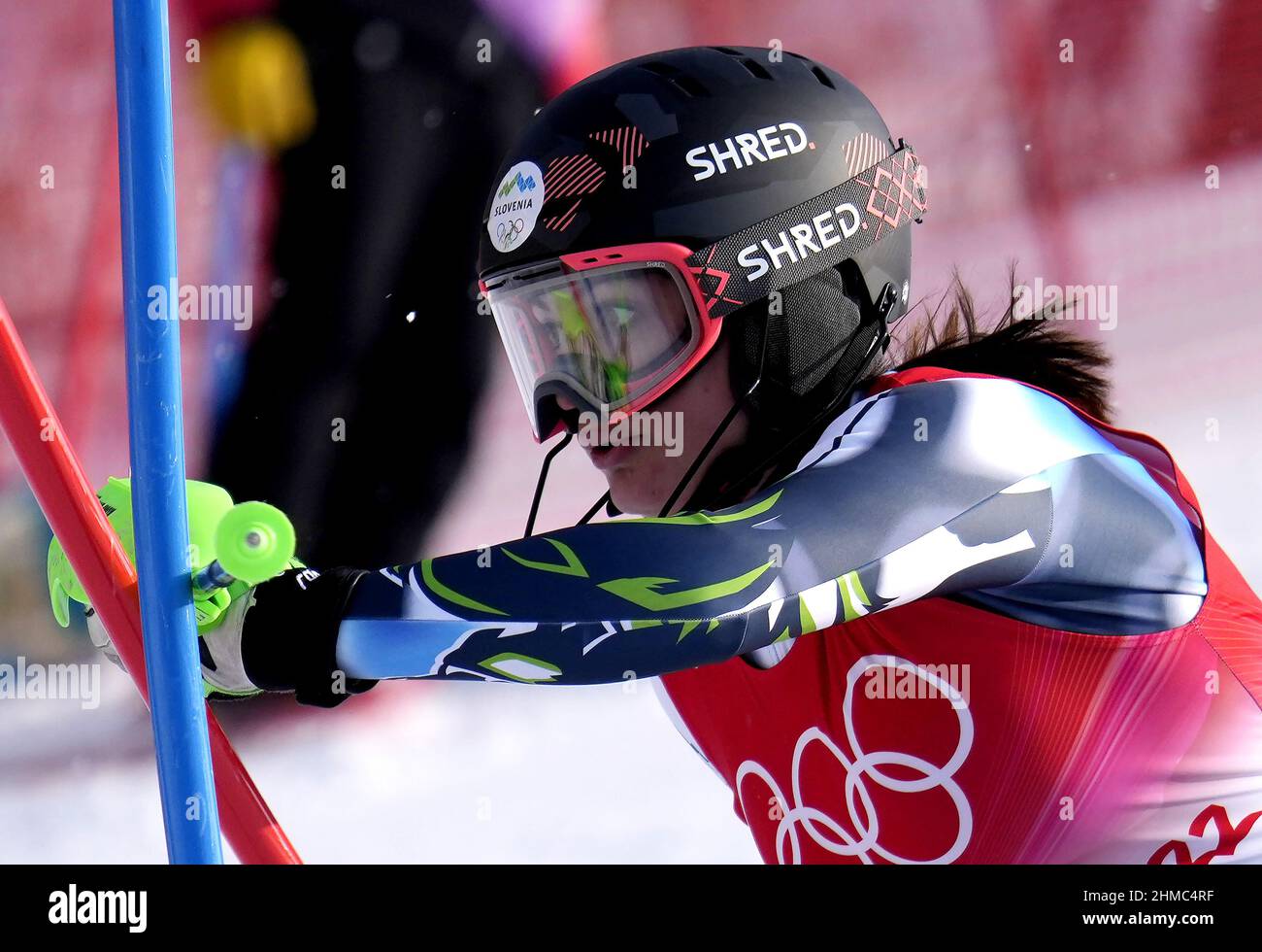 Beijing, China. 08th Feb, 2022. Andreja Slokar of Slovinia skis to the ...