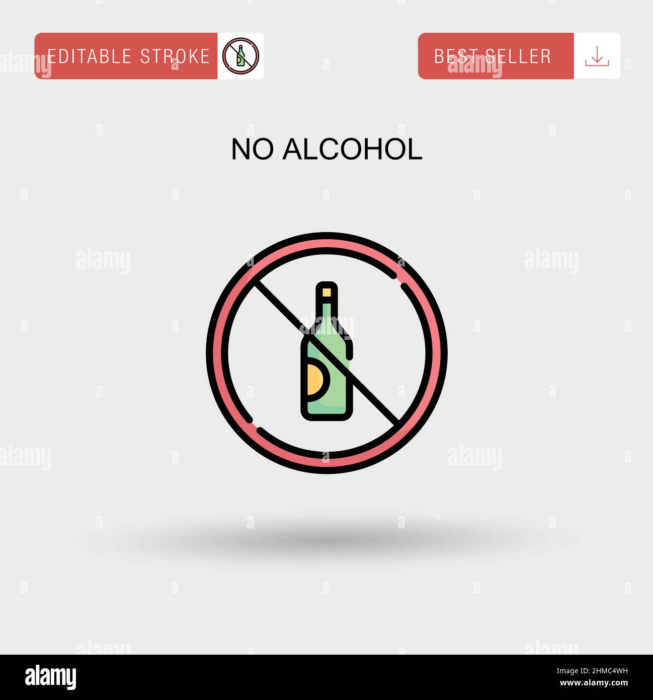 Alcohol warning label Stock Vector Images - Alamy