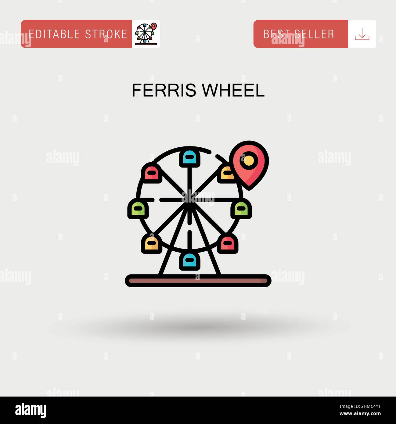 Ferris wheel Stock Vector Images - Alamy