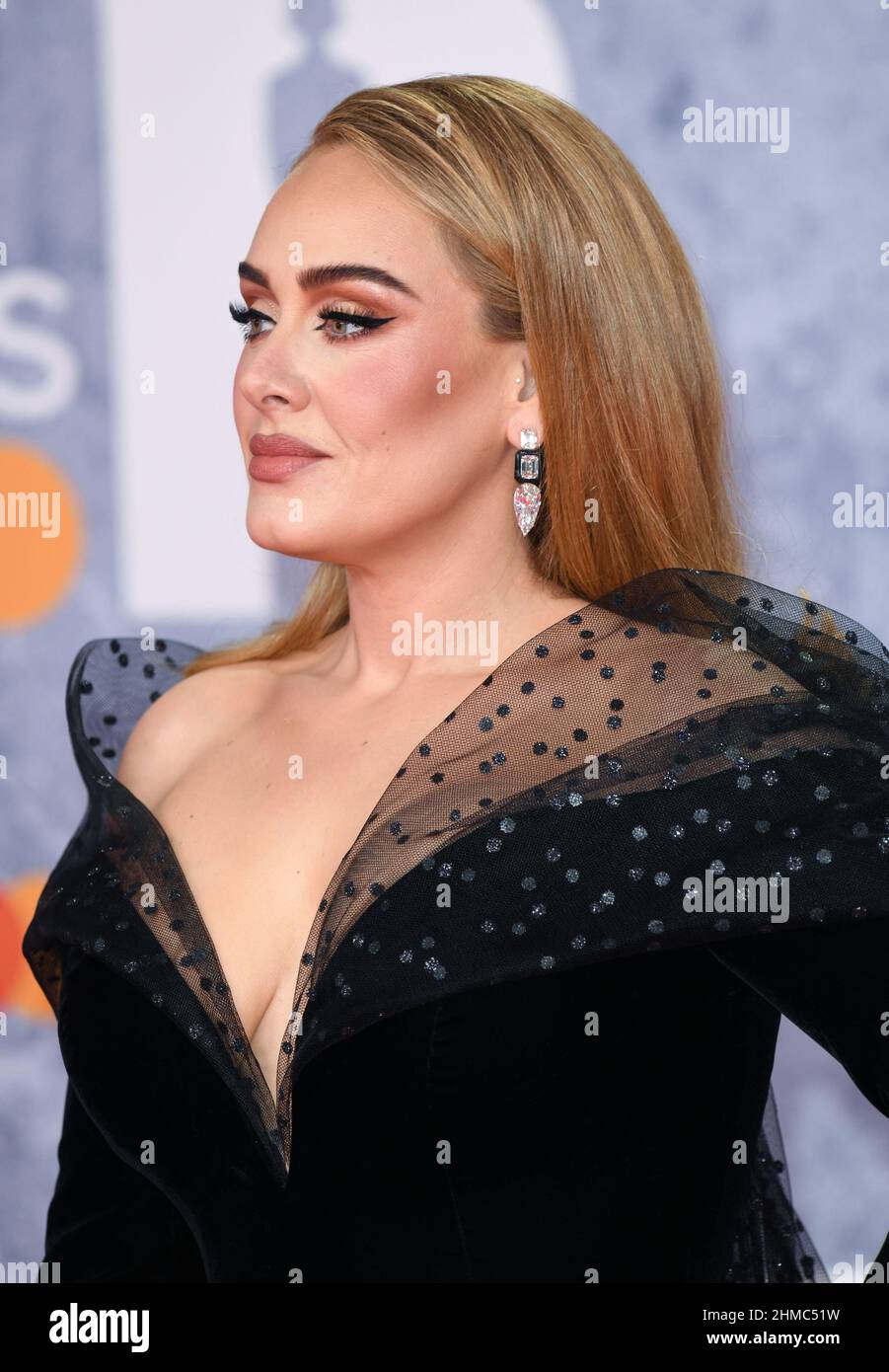 Adele attending the BRIT Awards on February 8, 2022, London, UK. Photo ...