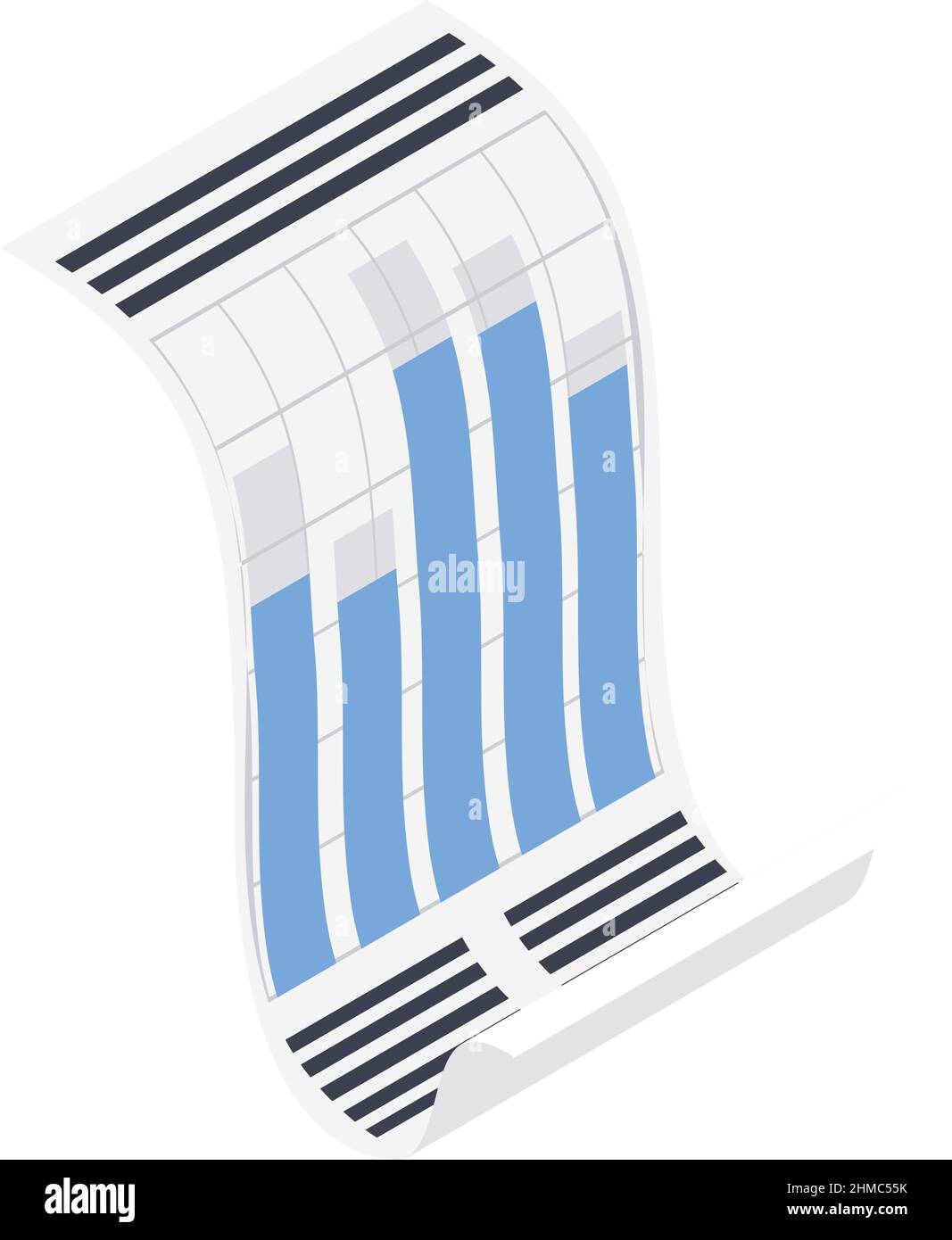 statistics document report financial icon Stock Vector Image & Art - Alamy