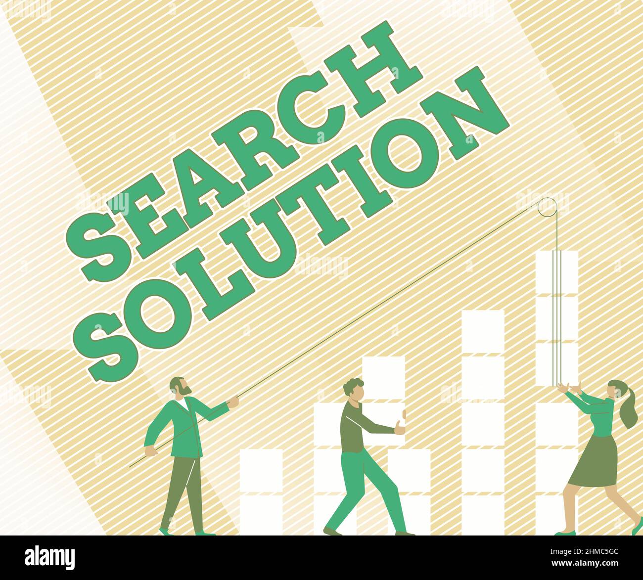 Text showing inspiration Search Solution. Internet Concept an action or ...