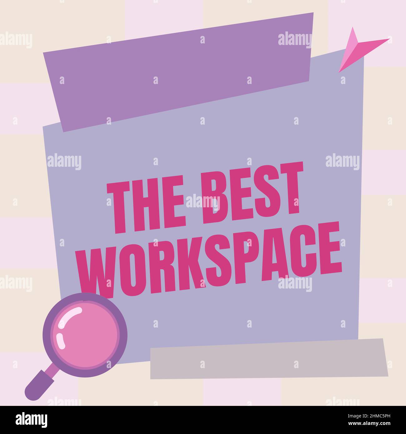 Hand writing sign The Best Workspace. Business showcase space in which ... Hand writing sign The Best Workspace. Business showcase space in which ...