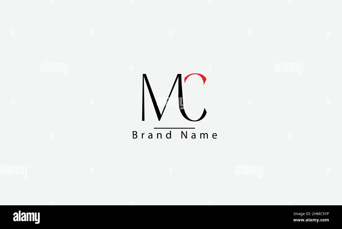 MC CM M C abstract vector logo monogram template Stock Vector Image ...