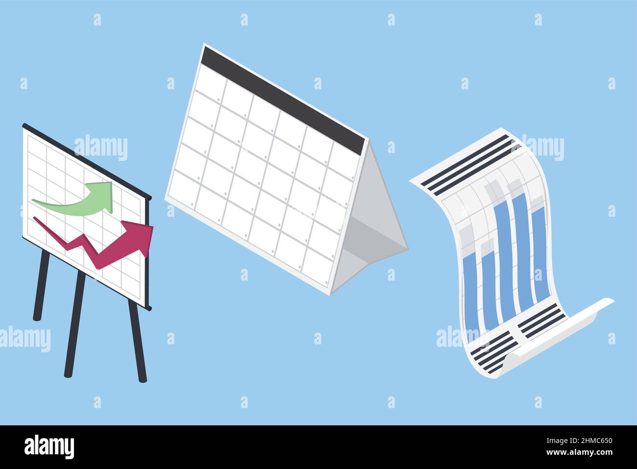 budget management set three items Stock Vector Image & Art - Alamy