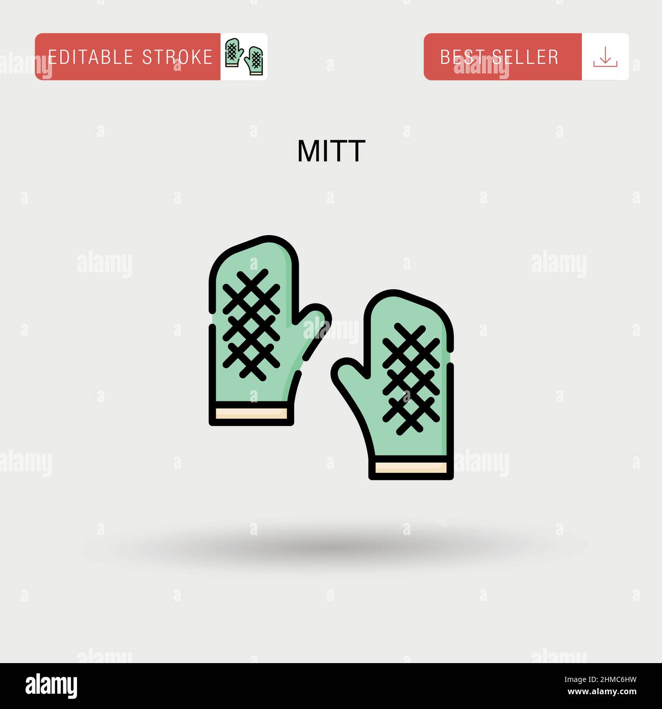 Oven mitt cooking icon hi-res stock photography and images - Alamy