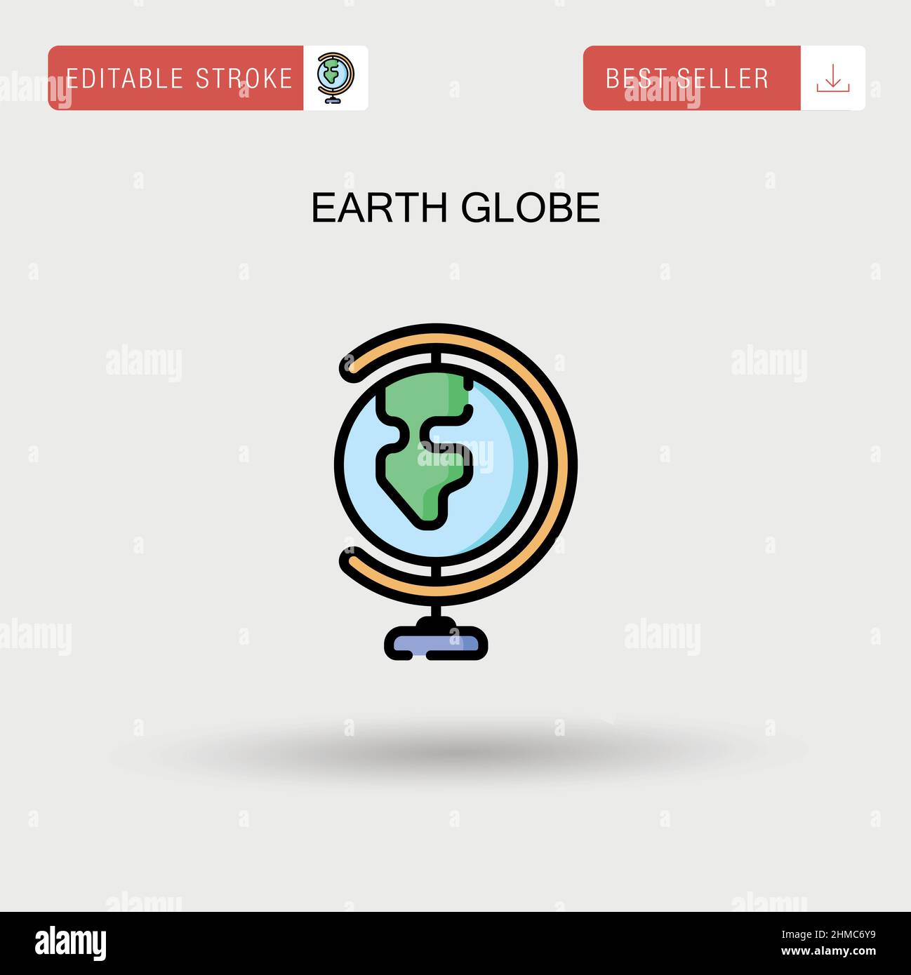 Earth globe and world map hi-res stock photography and images - Alamy