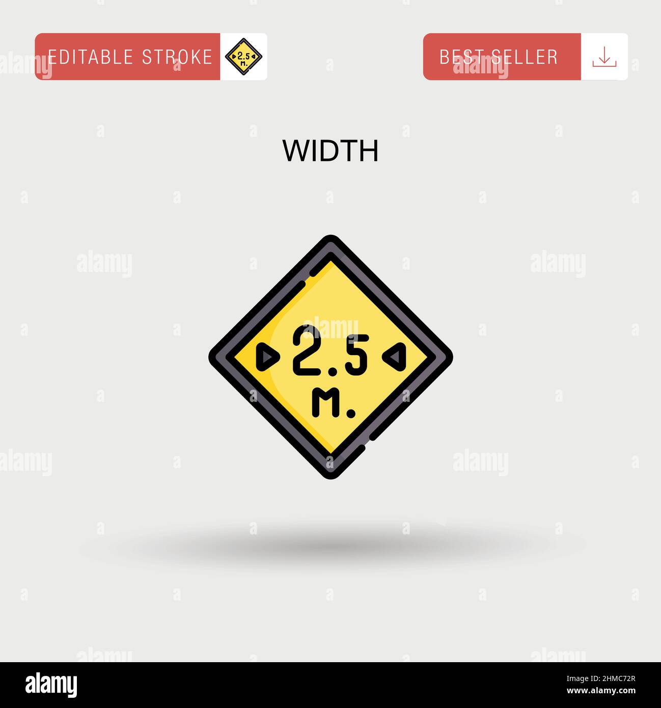 Vehicle width sign hi-res stock photography and images - Alamy