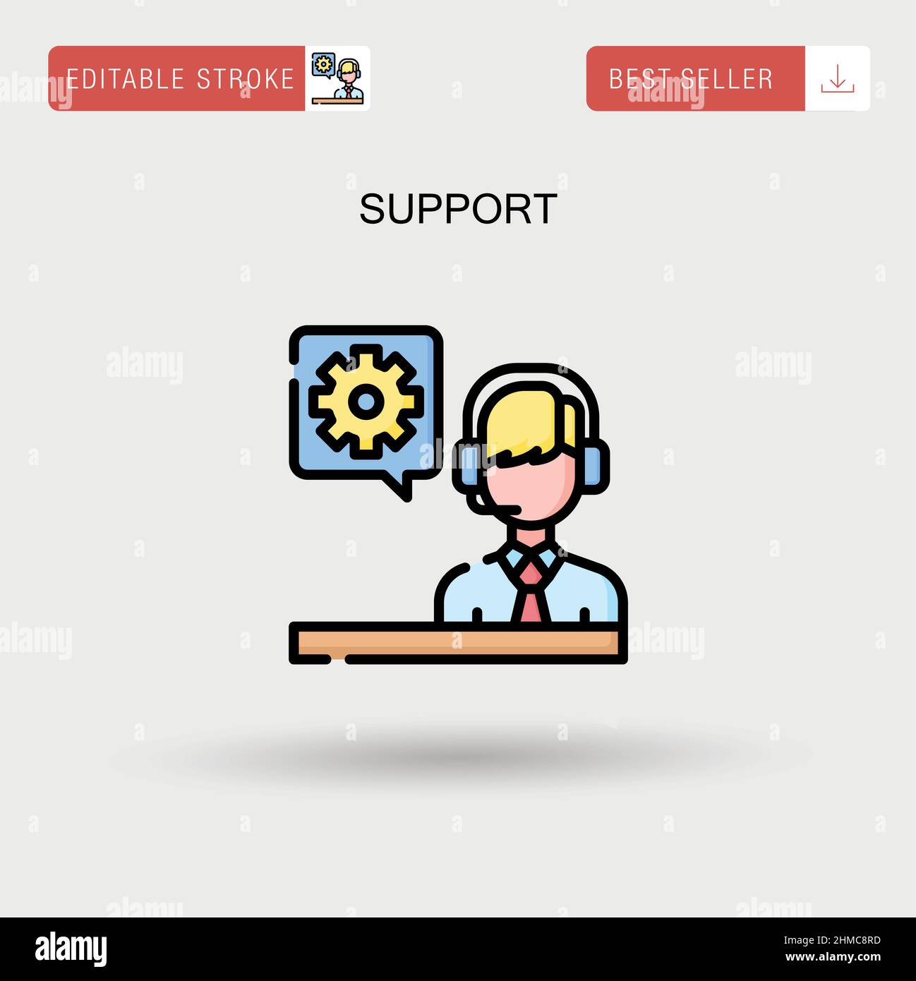 Tech support team Stock Vector Images - Alamy