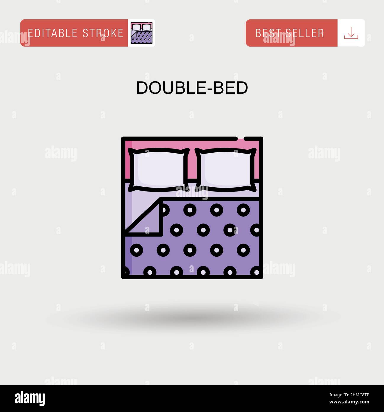 White double duvet Stock Vector Images - Alamy
