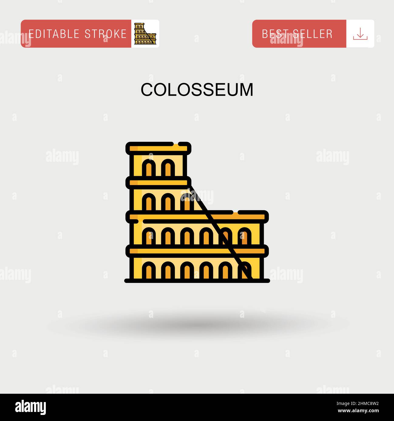 Coliseum architecture Stock Vector Images - Alamy