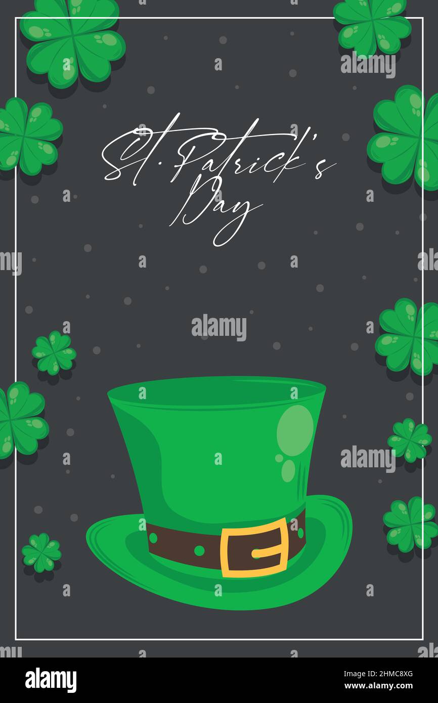 st patricks day poster style Stock Vector Image & Art - Alamy