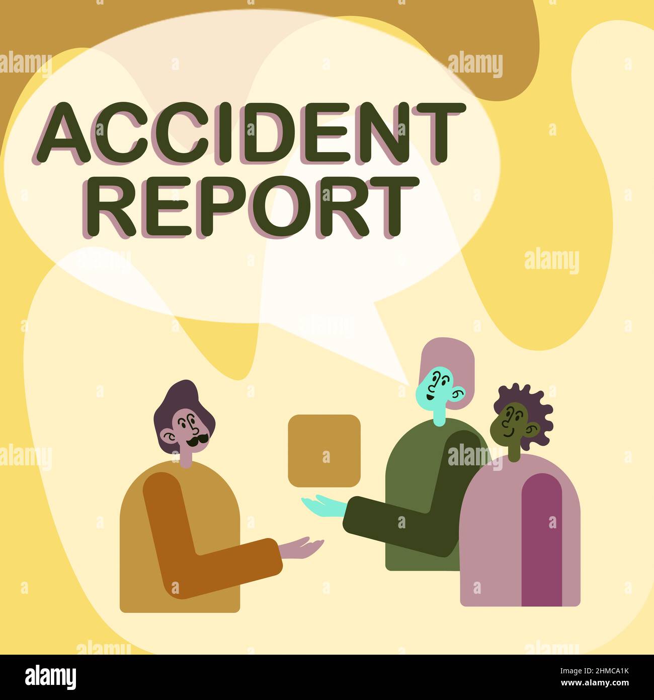 Hand writing sign Accident Report. Word for A form that is filled out ...