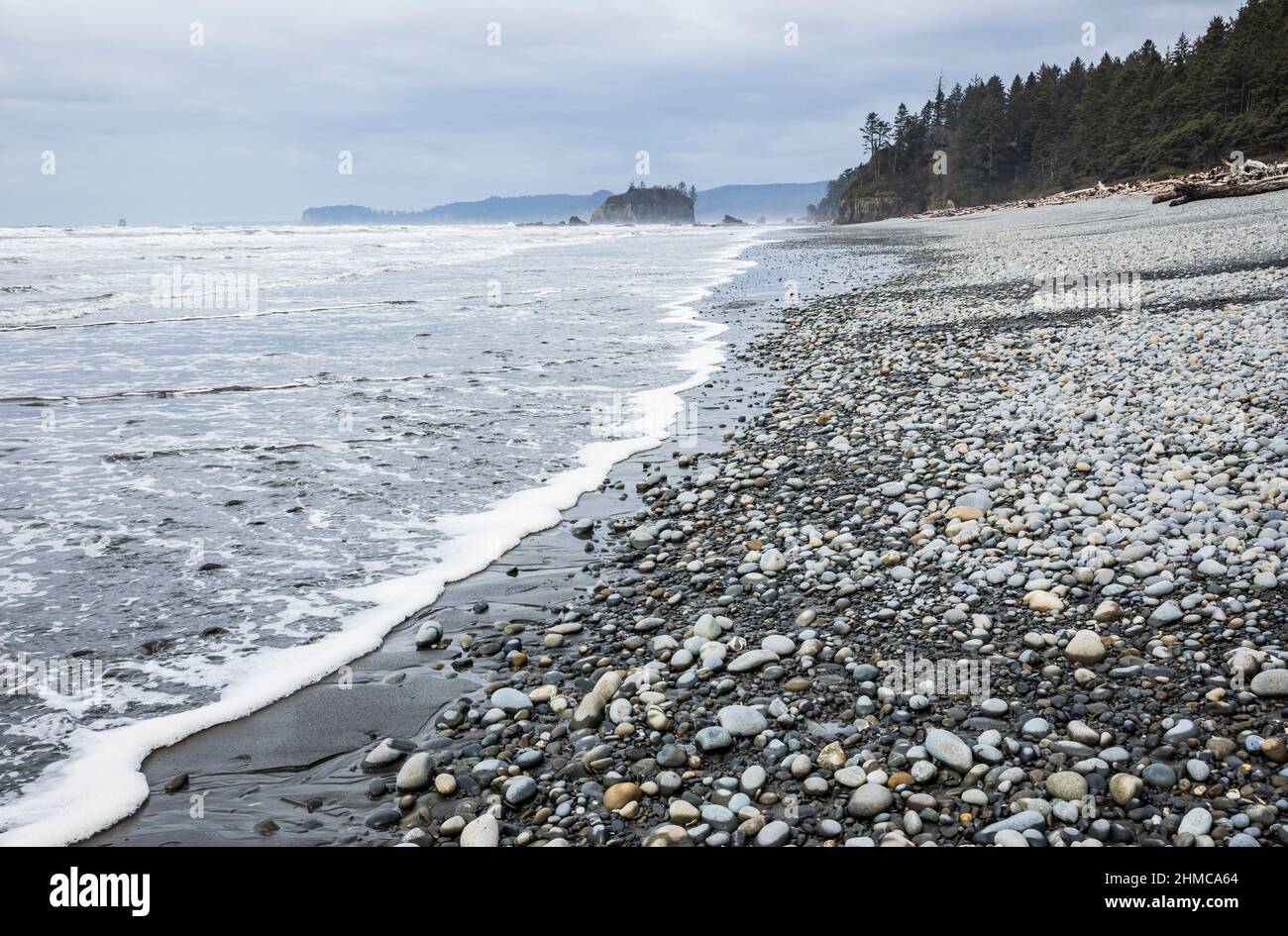 Ruby Beach on the Olympic Coast of Washington State, USA Stock Photo ...