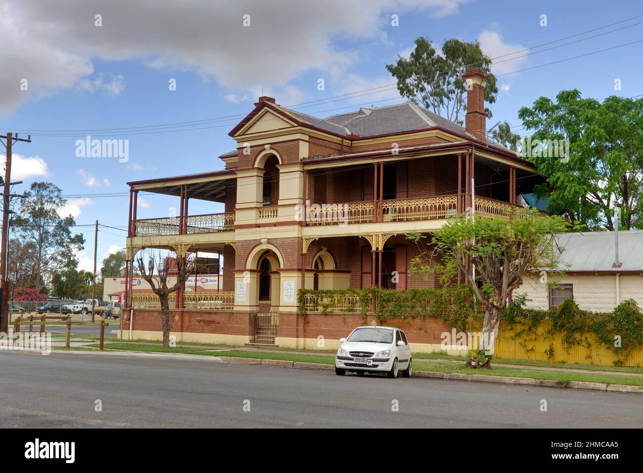 Historic inland port town of Bourke New South Wales Australia Stock ...