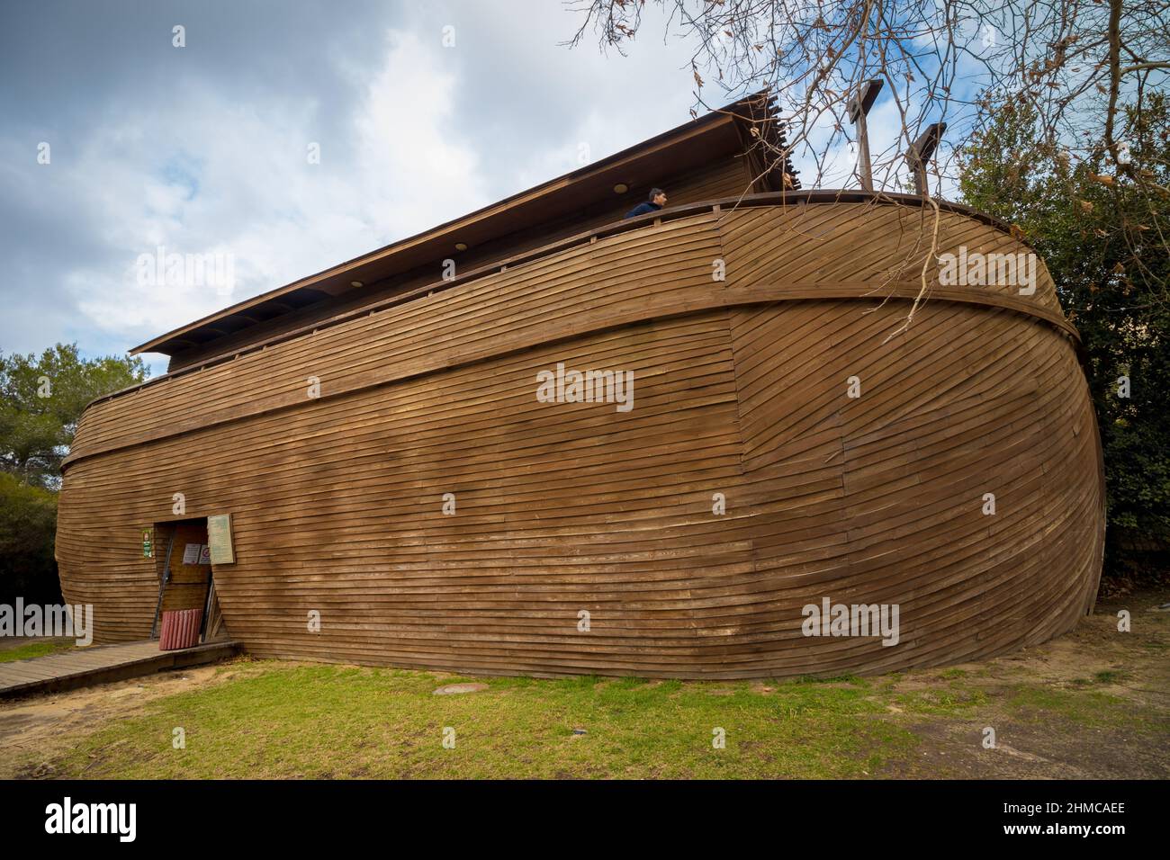 12-01-2020. jerusalem-israel. A wooden Noah's ark museum in the ...