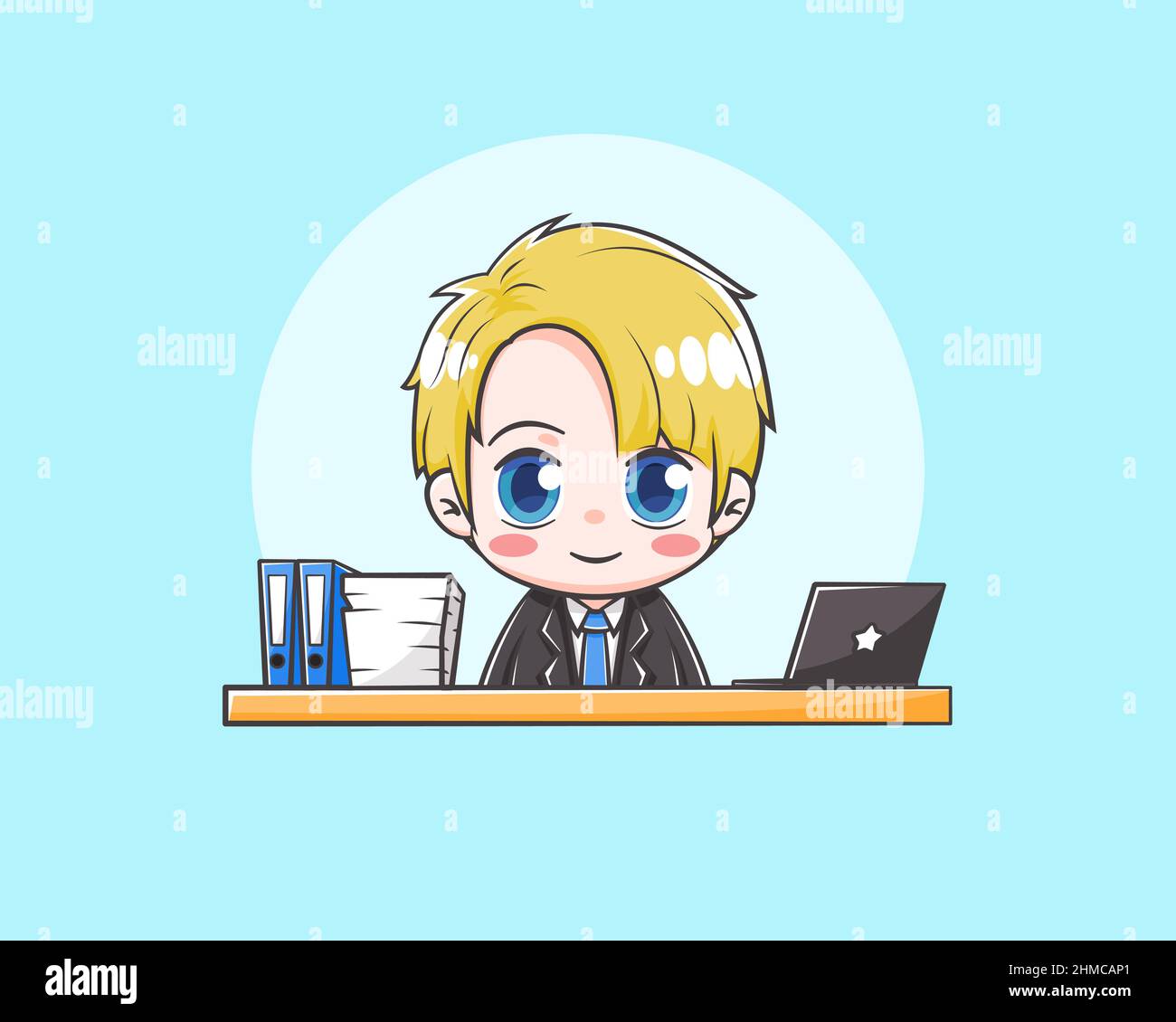 Cute man standing in Stock Vector Images - Alamy