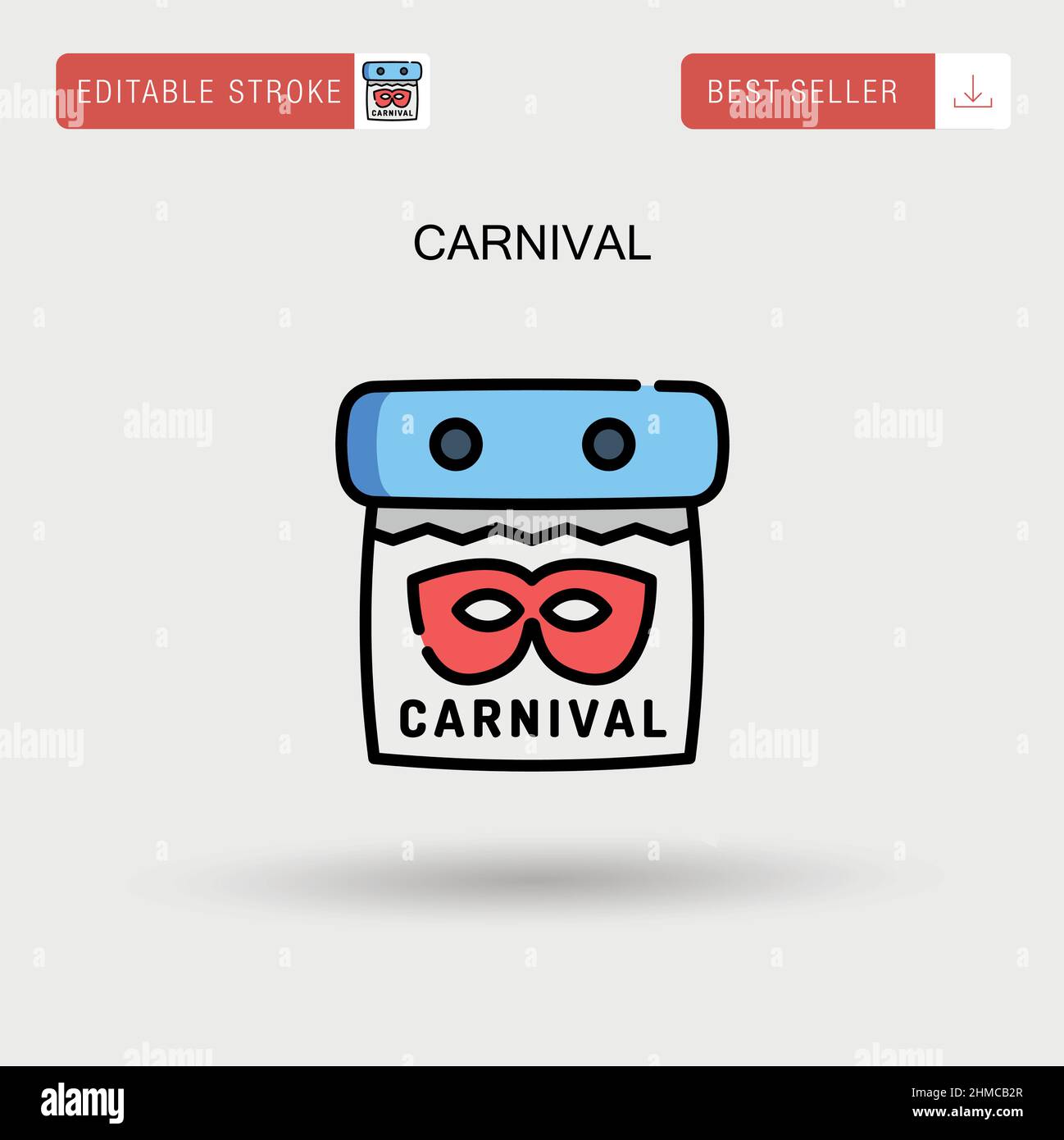 Carnival Simple vector icon Stock Vector Image & Art - Alamy