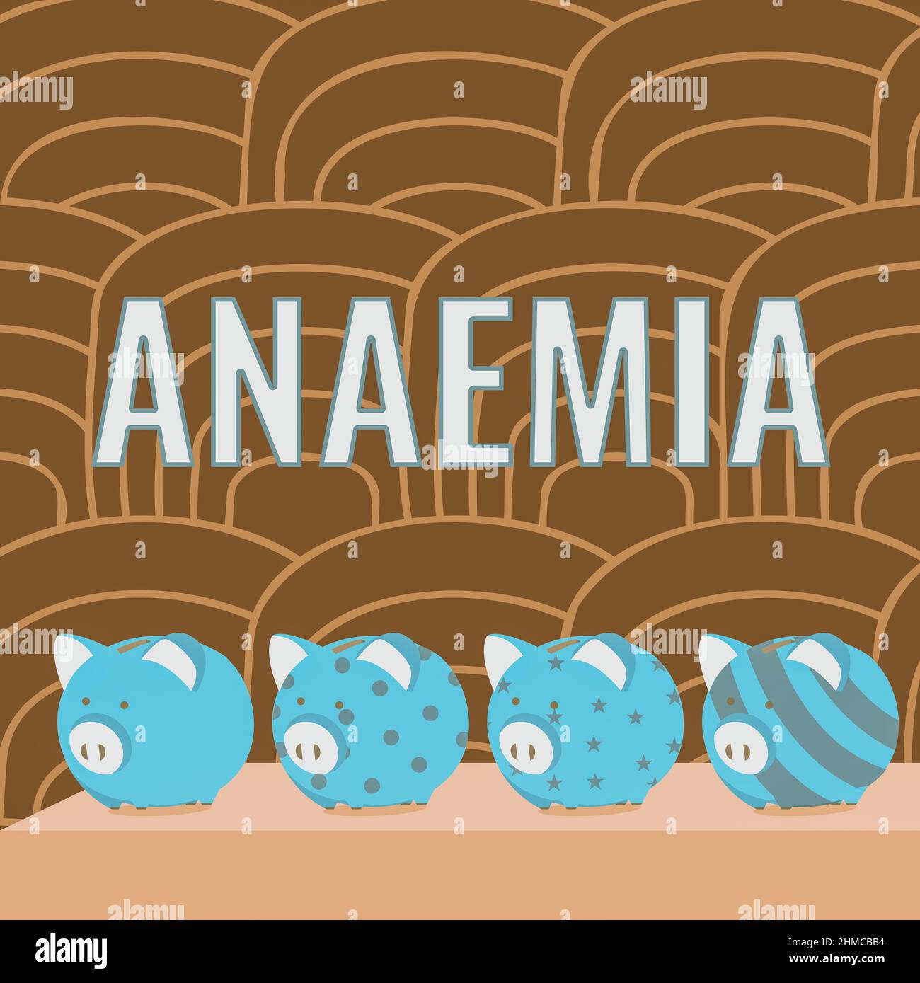 Inspiration showing sign Anaemia. Word for a condition marked by a ...